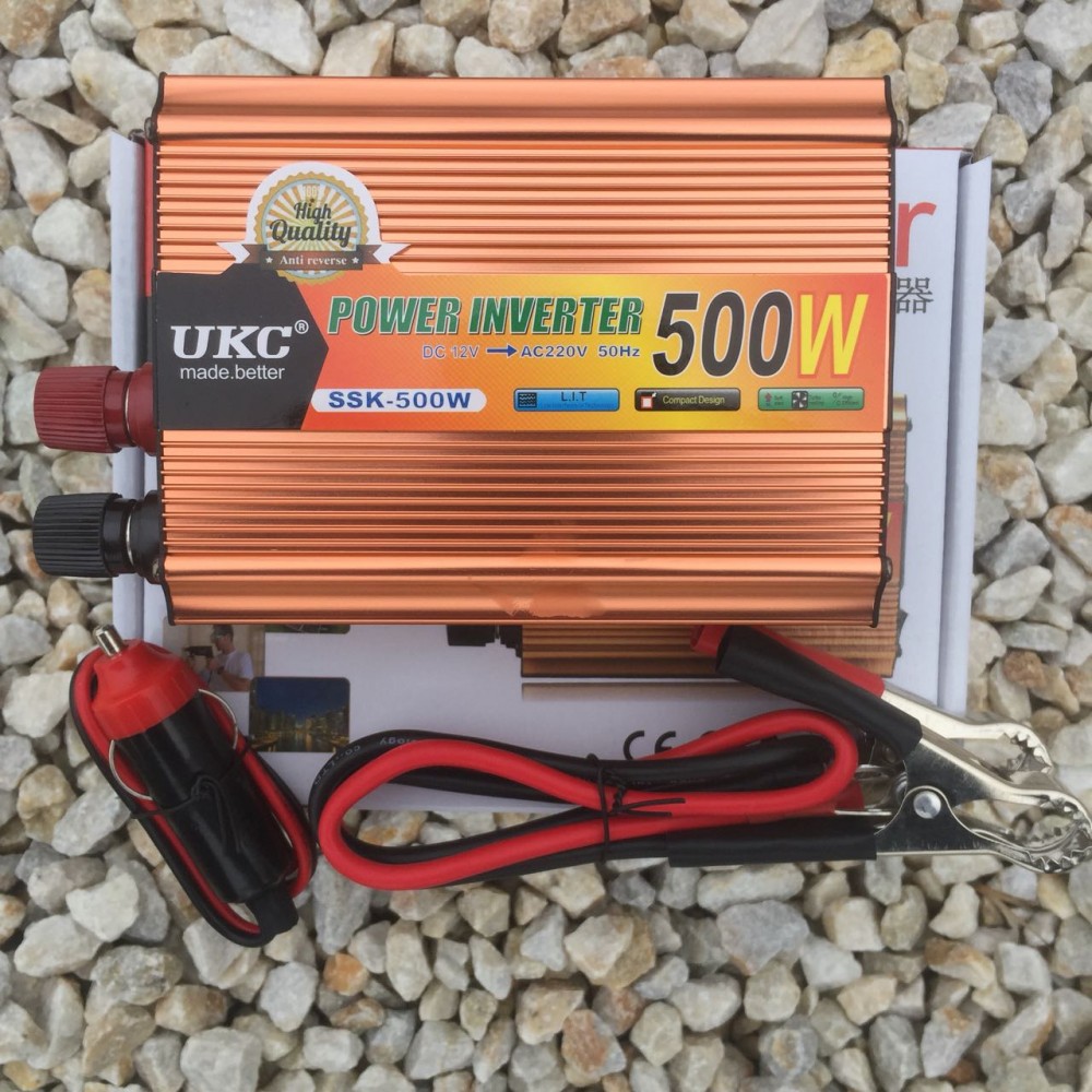 UKC 500W Инвертор-преобразувател на ток от 12V на 220V